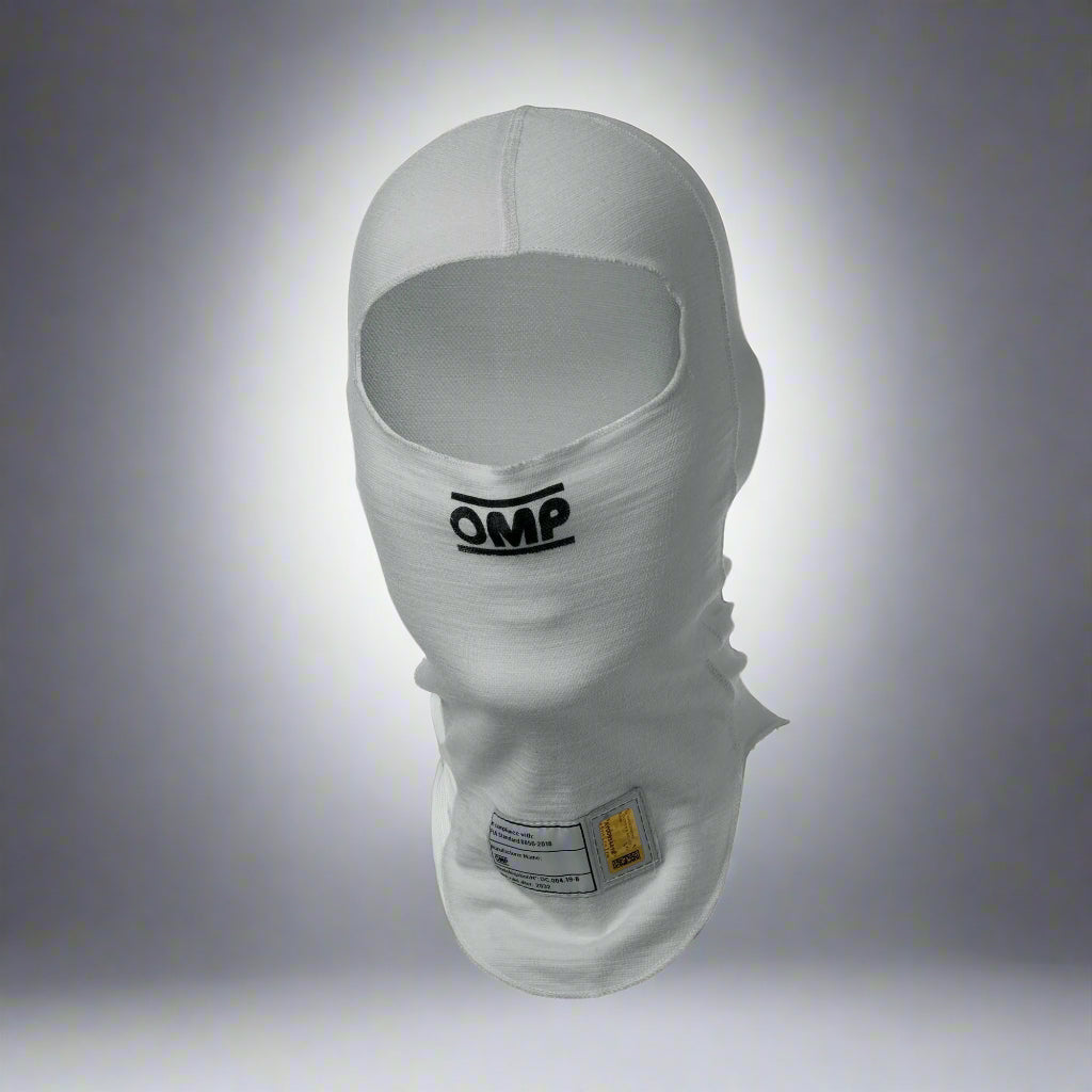 OMP 'TECNICA EVO' Circuit Racing Balaclava FIA 8856-2018 - BLACK – ANGRi