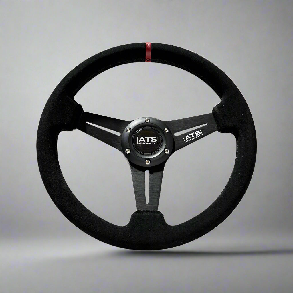 ATS 3-Spoke Racing STEERING WHEEL 330mm – ANGRi