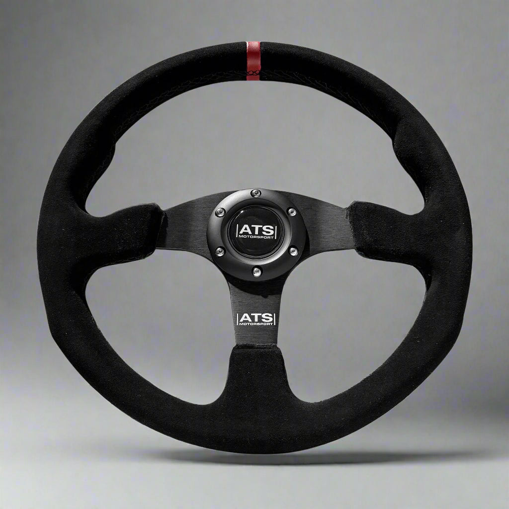 ATS 3-Spoke Racing STEERING WHEEL 350mm – ANGRi