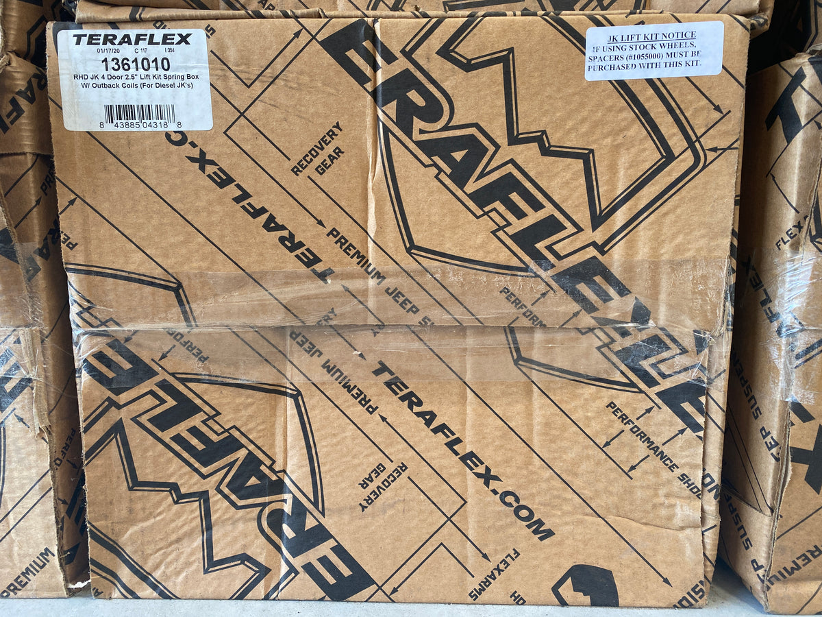 KIT ONLY: Teraflex 2.5" Coil Lift System Box for Wrangler JK JKU – ANGRi